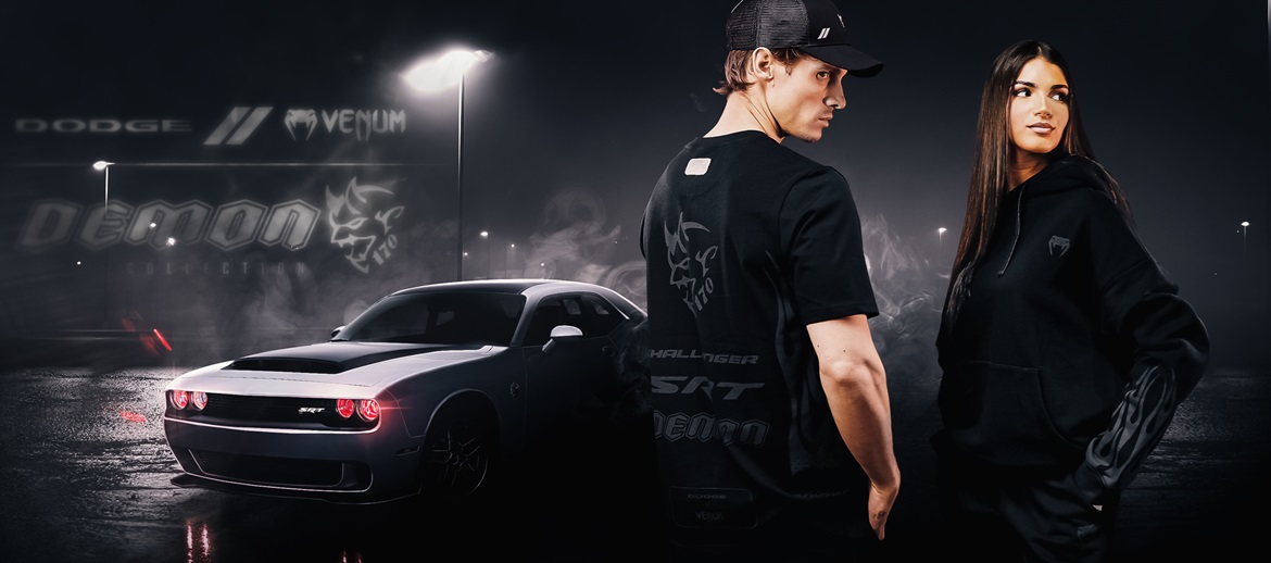 Dodge Challenger SRT® Demon 170 Apparel Launched by Venum Combat Sports ...